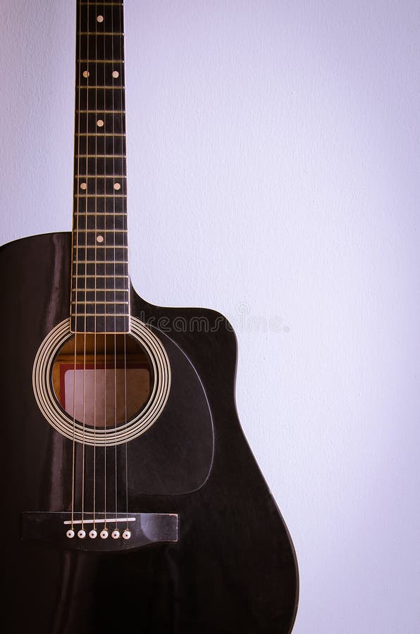 Guitar on a Color Background Stock Image - Image of chord, instrument ...