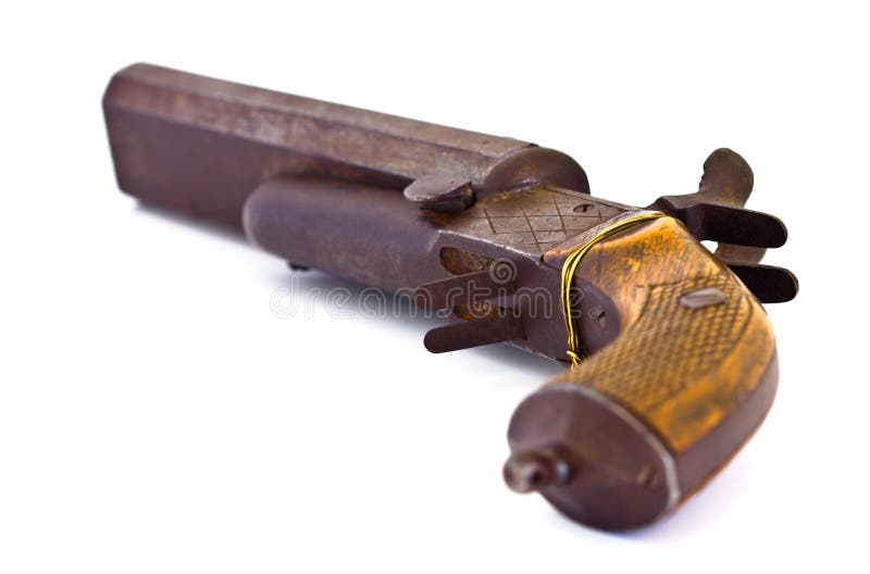Old Gun Lower Side stock image. Image of copper, weapon - 23802613