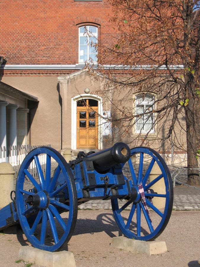 Old gun in museums stock image. Image of erfurt, carriage - 65771125