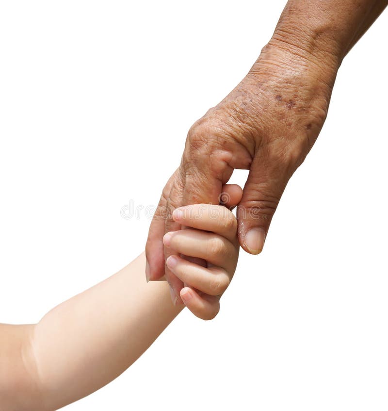 Old hand and baby hand stock photo. Image of sympathy - 76590282