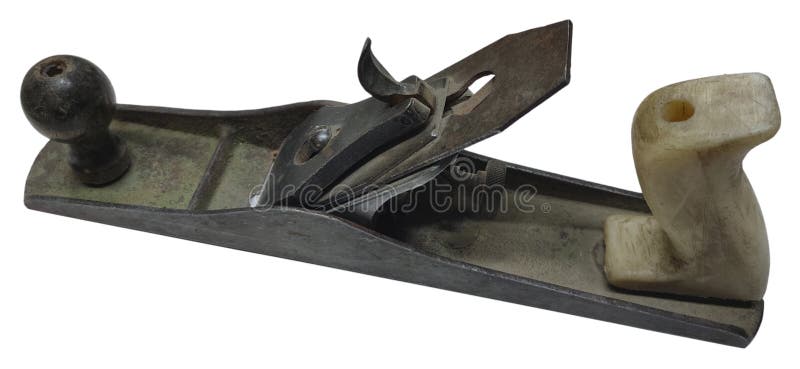 Old hand made rusty plane stock image. Image of sharp - 217217793