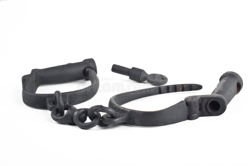 Old handcuffs stock photo. Image of kinky, cuffs, isolated - 23978142