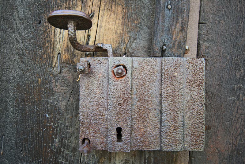 Old handle lock stock photo. Image of closeup, door, knob - 37244716