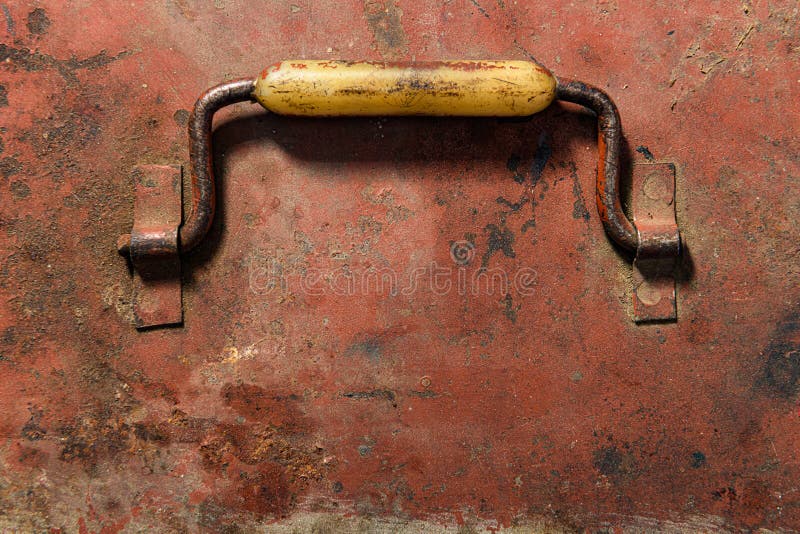 Old Handle with Rusty Iron for Background or Texture, Vintage Style ...