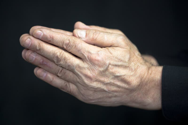 Old hands praying stock photo. Image of peace, comfort - 2010998