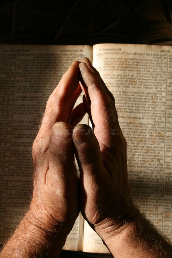 Old Hands Praying stock photo. Image of thankfulness, praying - 9658980