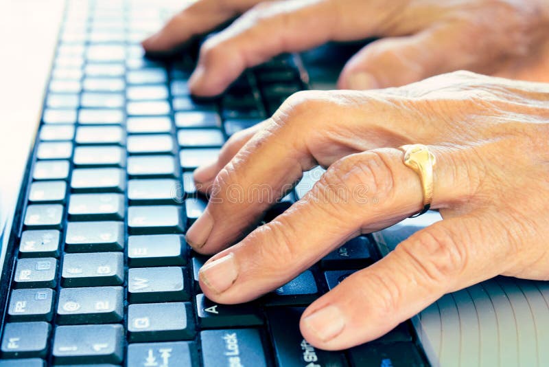 Typing hands stock image. Image of commerce, laptop, internet - 32195079