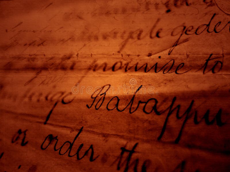 Old handwriting stock photo. Image of century, autograph - 4549610