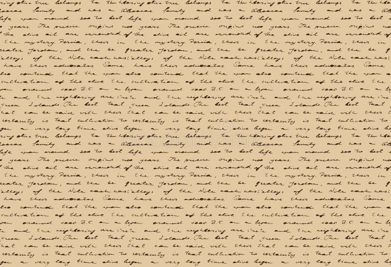 Old Handwritten Document. Ancient Paper with Historical Hand Writing ...