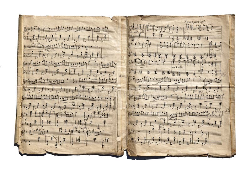 Old handwritten notes stock photo. Image of stripes, texture - 15108166