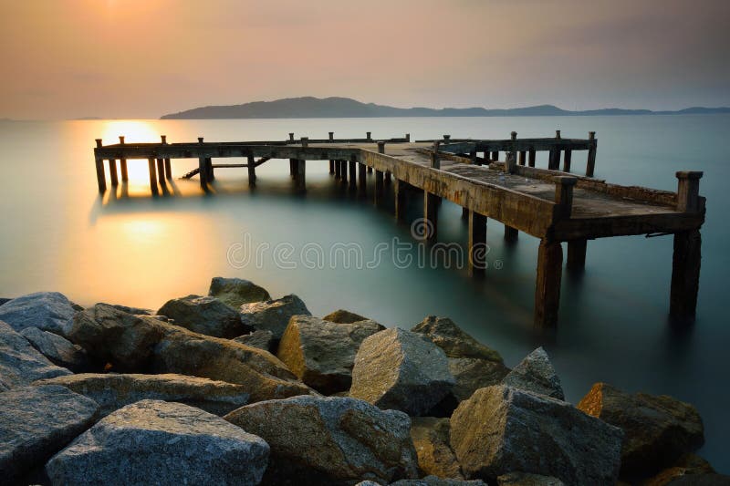 The old harbor at sunrise stock image. Image of season - 51538615