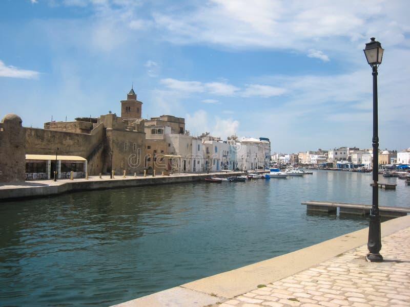 Old harbour. Bizerte stock image. Image of coast, east - 30372521