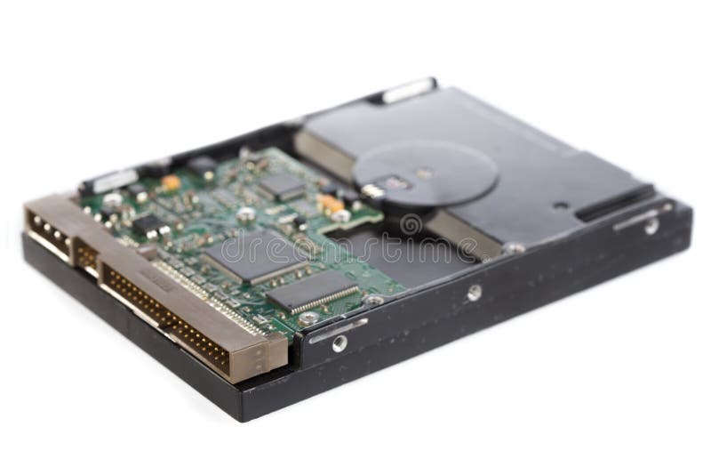Old harddisk drive stock image. Image of closeup, storage - 60578239