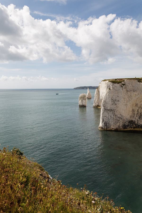 Old Harry Rocks, Chalk Stacks, Swanage Dorset England Stock Image ... Old Harry Rocks, Chalk Stacks, Swanage Dorset England Stock Image ...