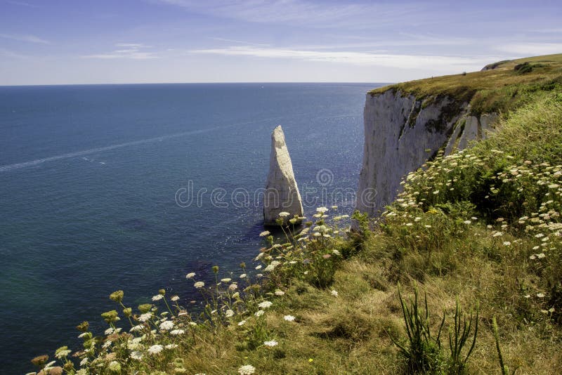 Old Harry Rocks, Dorset, England, UK Stock Image - Image of rocks, site ...