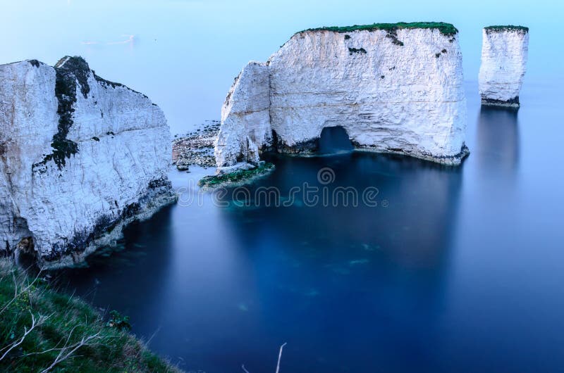 Old Harry Rocks stock image. Image of door, blue, purbeck - 53015899