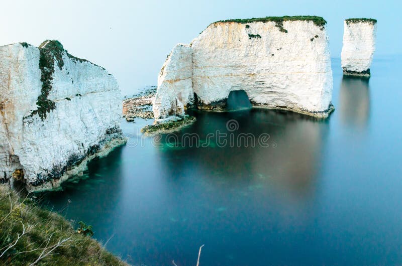 Old Harry Rocks stock image. Image of dorset, cliff, poole - 53035599