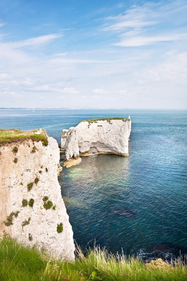 Old Harry Rocks Jurassic Coast UNESCO England Stock Photo - Image of ...