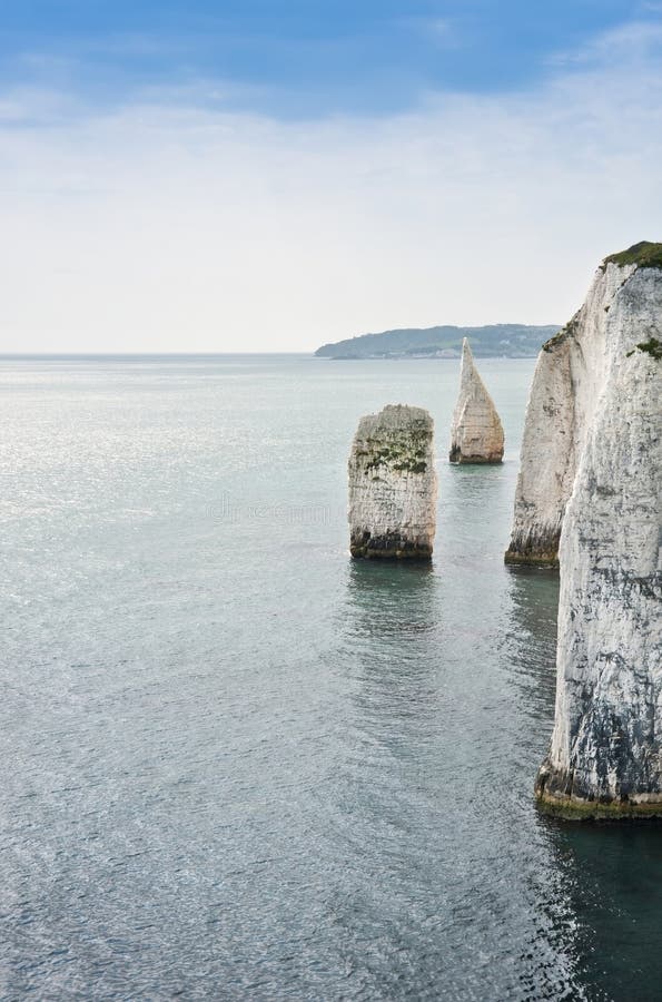 Old Harry Rocks Jurassic Coast UNESCO England Stock Photo - Image of ...