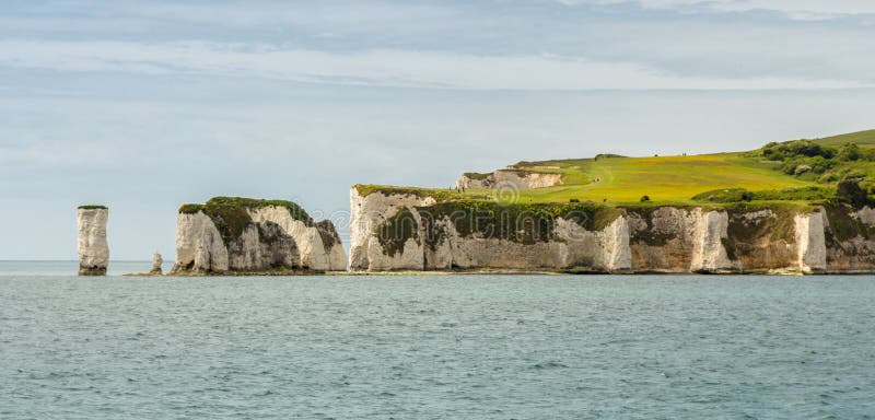 Old Harry Rocks And Bournemouth Stock Image - Image of england, english ...