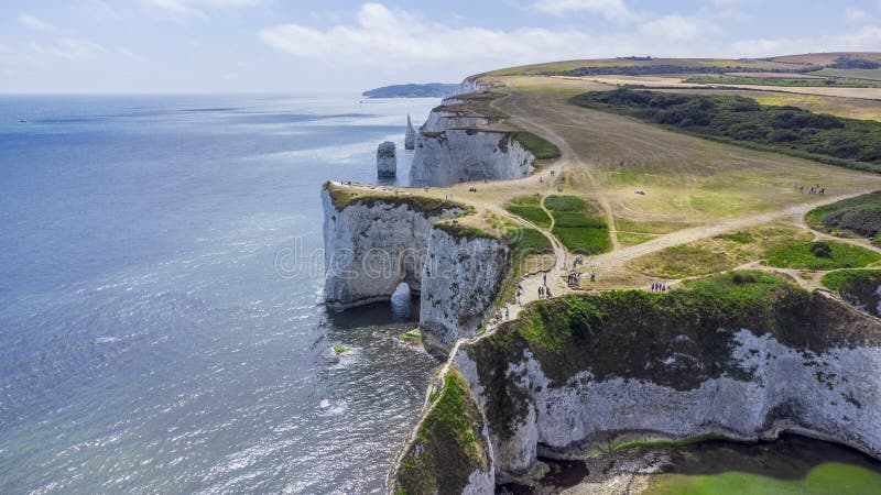 Old Harry Rocks stock image. Image of attraction, needles - 252541511