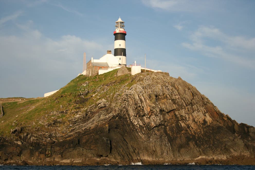 Old Head Lighthouse stock photo. Image of shining, sailing - 5341902