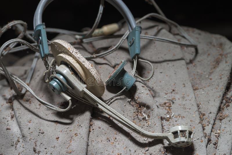 Old headphones stock photo. Image of dirty, headphones - 51711088