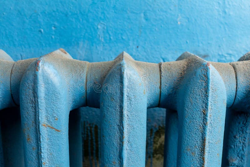 Old heating battery stock image. Image of central, pattern - 222423817