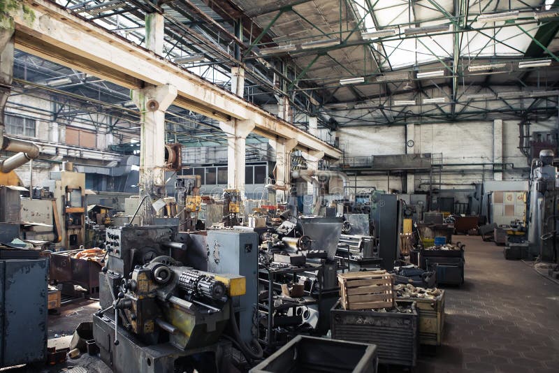 Old heavy duty factory stock photo. Image of metallurgy - 68367906