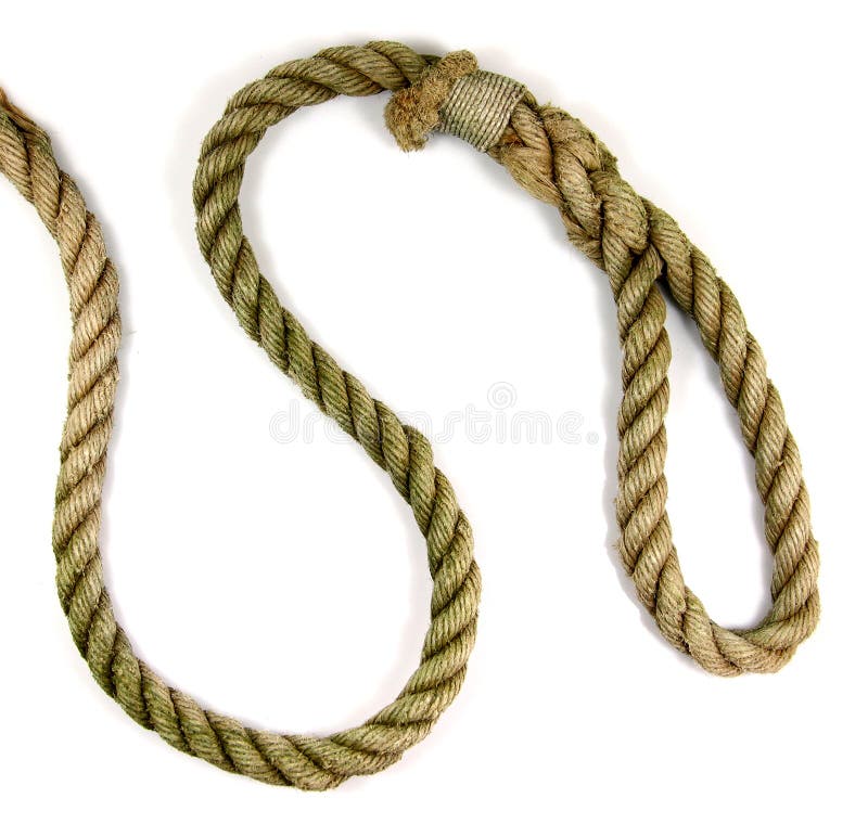 Heavy Old Rope on the Street Stock Image - Image of nautical, symbol ...