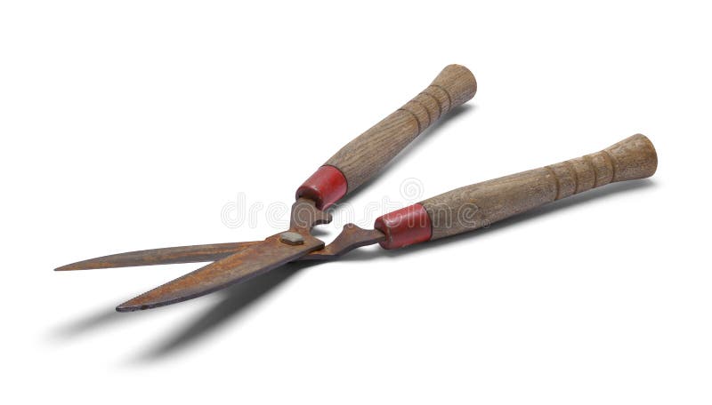 Old Hedge Clippers stock image. Image of worn, clippers - 195094717