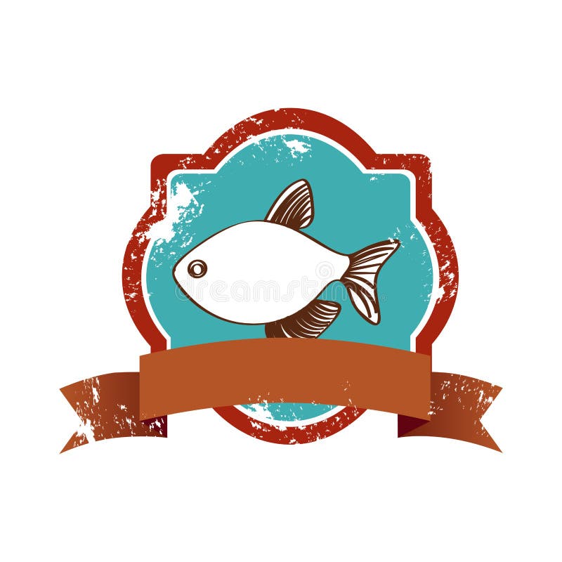 Heraldic Fish stock vector. Illustration of abstract - 12659299