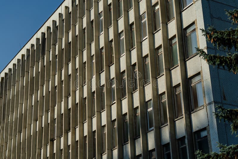 Old High-rise Building in Ukraine. Residential or Non Residential Stock ...