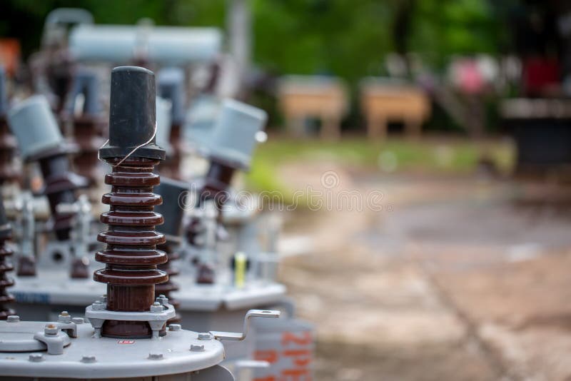 High Voltage Transformer with Electrical Insulation Stock Image - Image ...