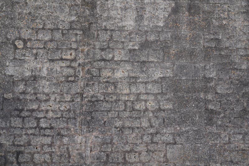 Old and High Wall Pebble Stones Background Stock Photo - Image of ...