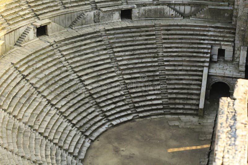 Old Historic Arena Miniature Stock Image - Image of arena, stairs: 48870541
