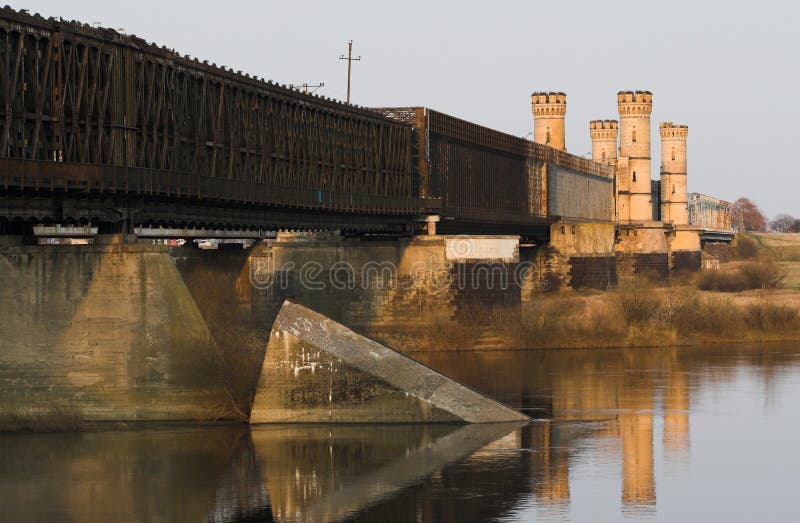 Old, historic bridge stock image. Image of reflection - 22145603