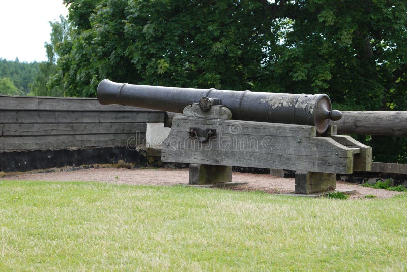 Old historic canon stock image. Image of historic, architecture - 74422981