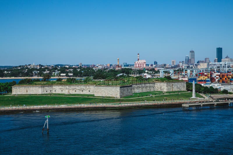 Fort Independence, Boston stock image. Image of looking - 26481769