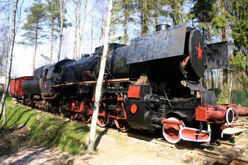 Old, historic steam train stock image. Image of europe - 46353027
