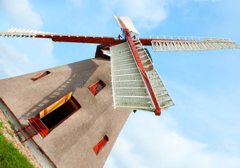 Old historic windmill stock photo. Image of countryside - 59625416