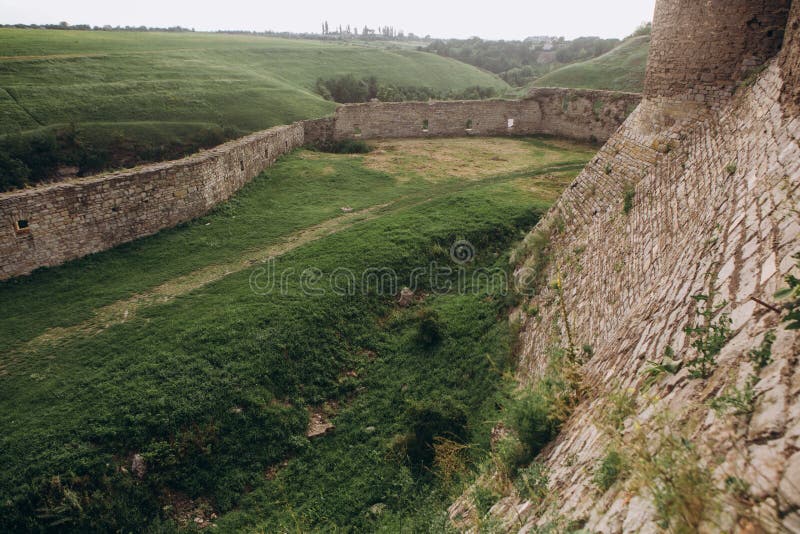 Old Historical Fortress Stone Fortification Middle Ages Stock Photo ...