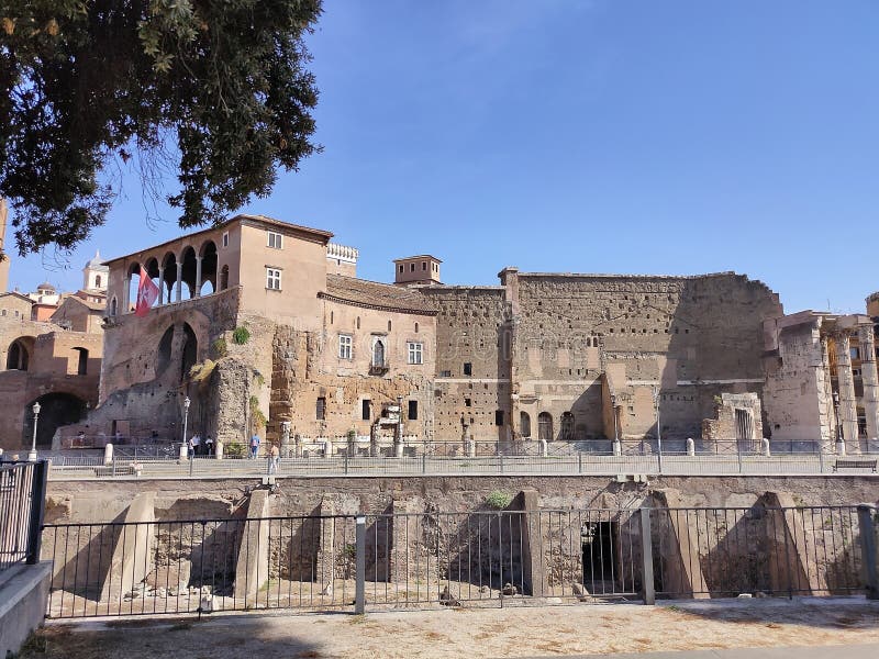 Historical Imperial Forums in Rome, Italy Stock Image - Image of ...