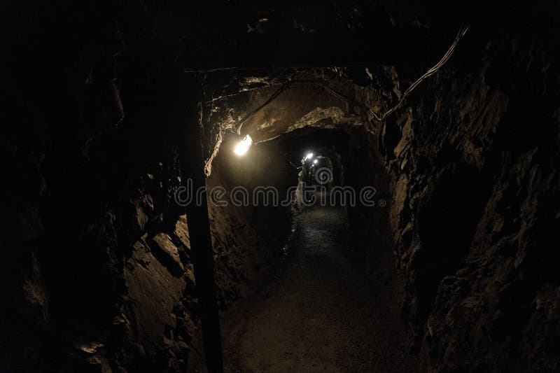 Old Historical Underground Mine Accessible for Visit Stock Image ...