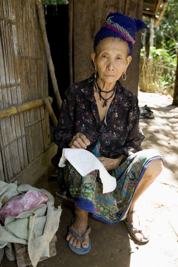 Old Hmong Woman In Laos Picture. Image: 6401200