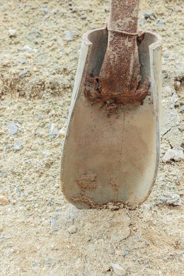 Old hoe. stock photo. Image of spring, dirt, equipment - 62229552