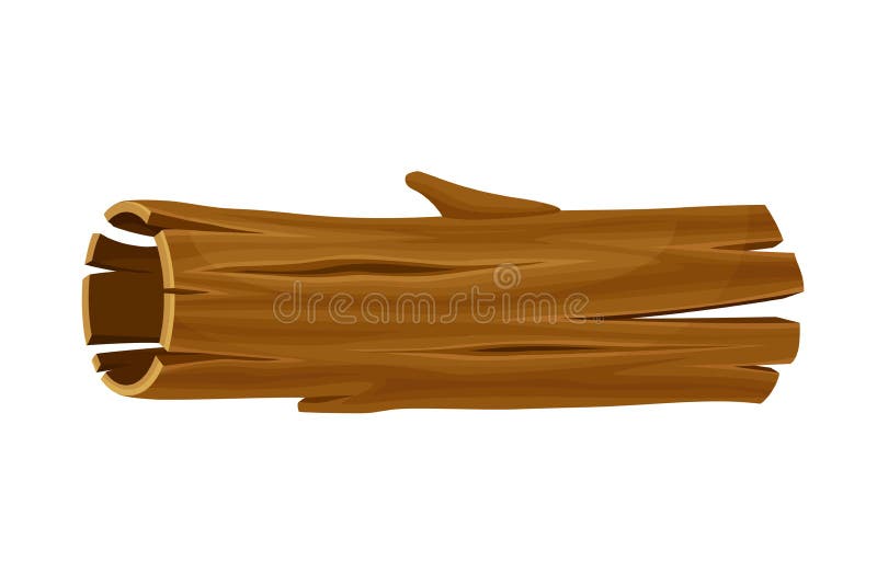 Cartoon Hollow Log