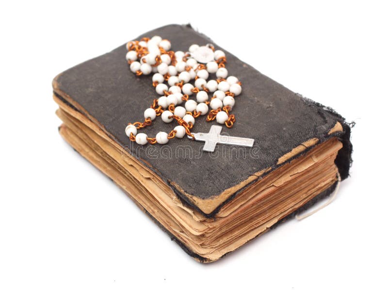 Old holy bible stock image. Image of paper, chapters, crucifix - 4853979