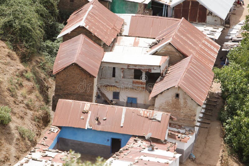 Old Home Building All Forgotten and Falling Down. Stock Photo - Image ...