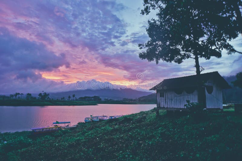 Old home on side lake stock photo. Image of vsco, home - 105922006